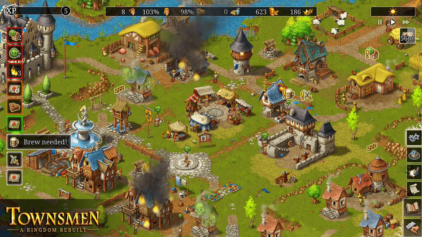 Townsmen – A Kingdom Rebuilt подарит вам средневековое королевство ...